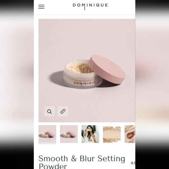 Dominique Cosmetics | Makeup | Dominique Cosmetics Smooth Blur Setting ...